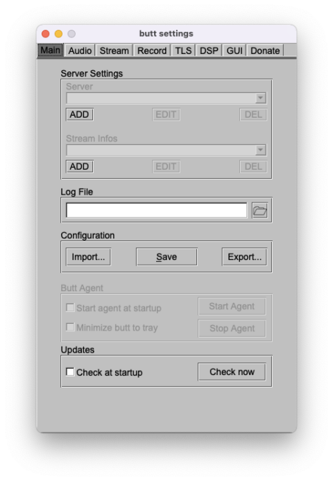 BUTT – Broadcast Using This Tool - Second Streaming